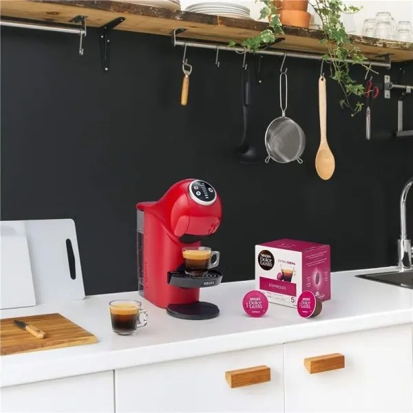 Krups - Kávovar na kapsle NESCAFÉ DOLCE GUSTO GENIO S PLUS 1500W červená