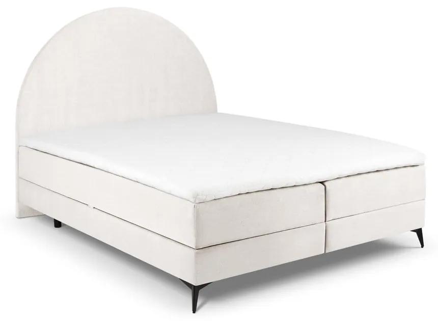 Béžová boxspring postel s úložným prostorem 180x200 cm Sunrise – Cosmopolitan Design