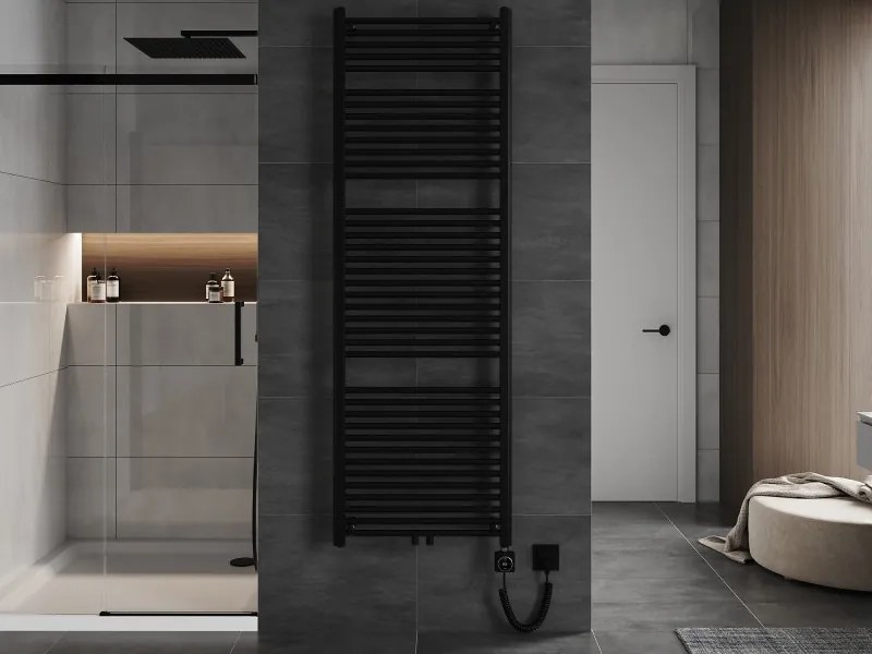 Mexen Mars, elektrické topné těleso 1800x600 mm, 900W, černá matná, W110-1800-600-6900-70