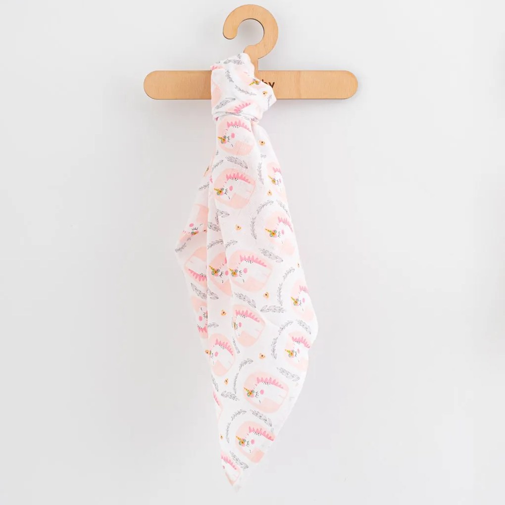 Bavlněné pleny s potiskem New Baby 70x80 cm 3 ks HOLKA