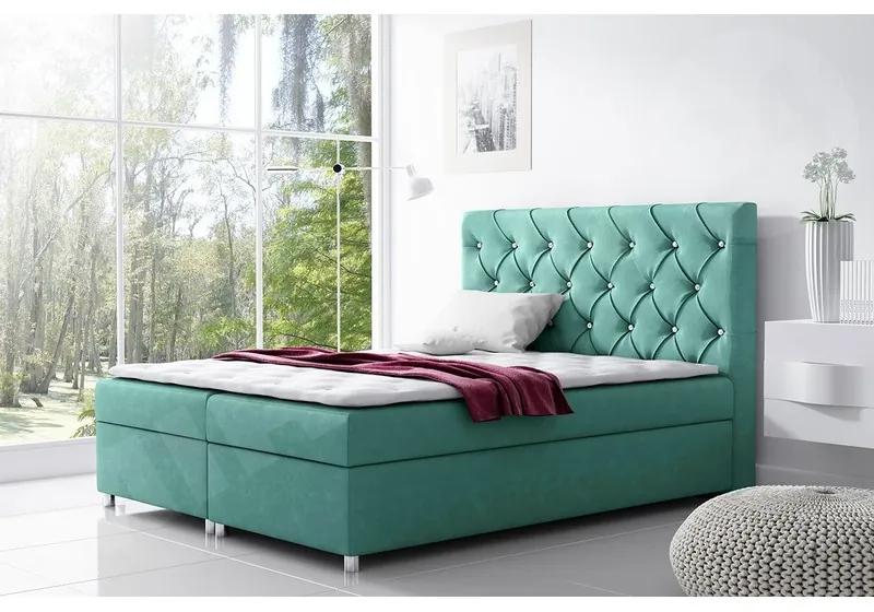 Kontinentální postel Balicci, Rozměr postele: 200 x 200 cm, Barva:: Primo 8801
