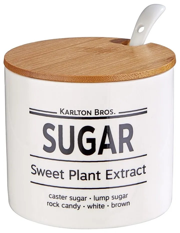KARLTON BROS. Dóza na cukr se lžičkou 280 ml
