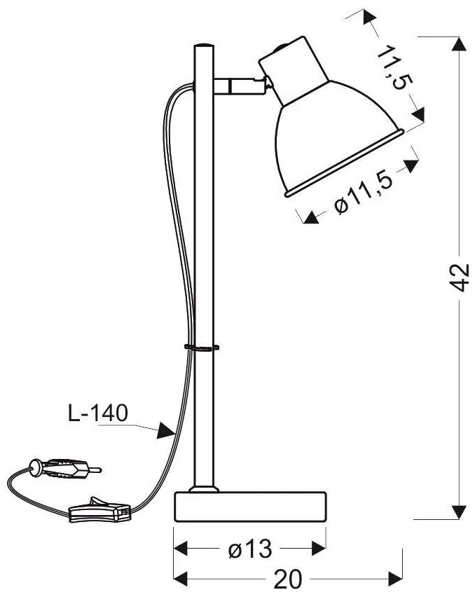 Stolní lampa BONDO Candellux