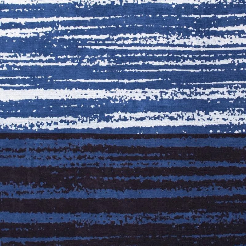 SCANquilt plážová osuška VELUR atlantic modrotyrkysová 100 x 180 cm