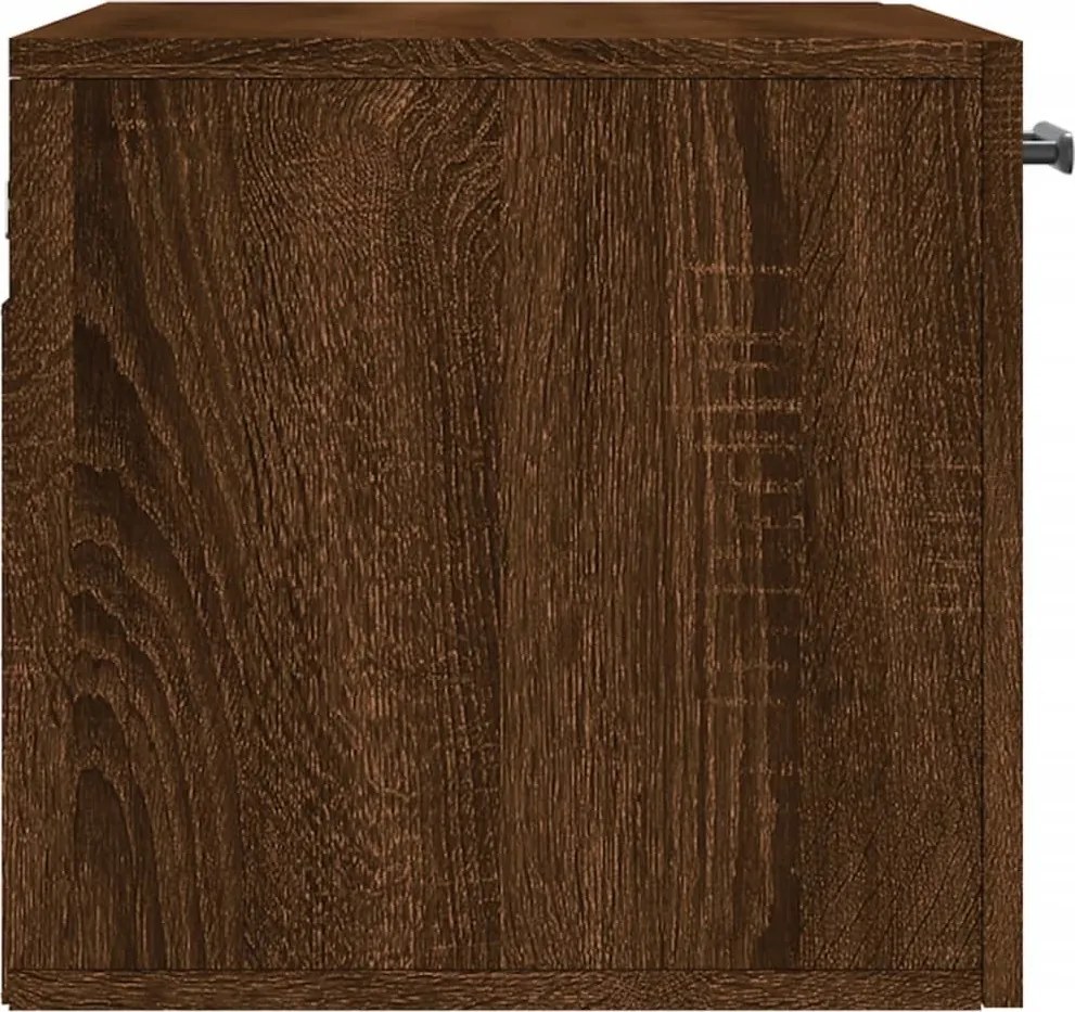 vidaXL Nástěnná skříňka 60 x 36,5 x 35 cm kompozitní dřevo [830035] Barva: Bílá