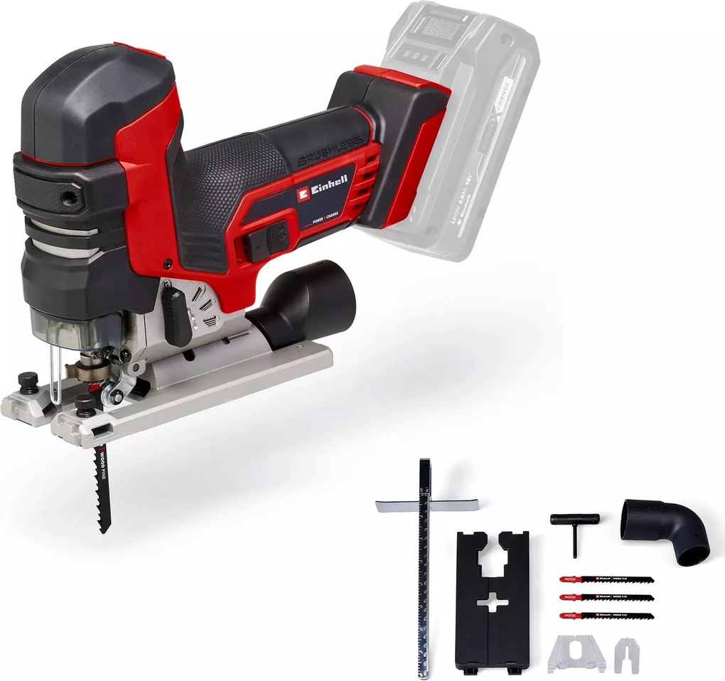 Einhell professional aku pila přímočará s t-rukojetí tp-jst 18/135 li bl - solo 4321265