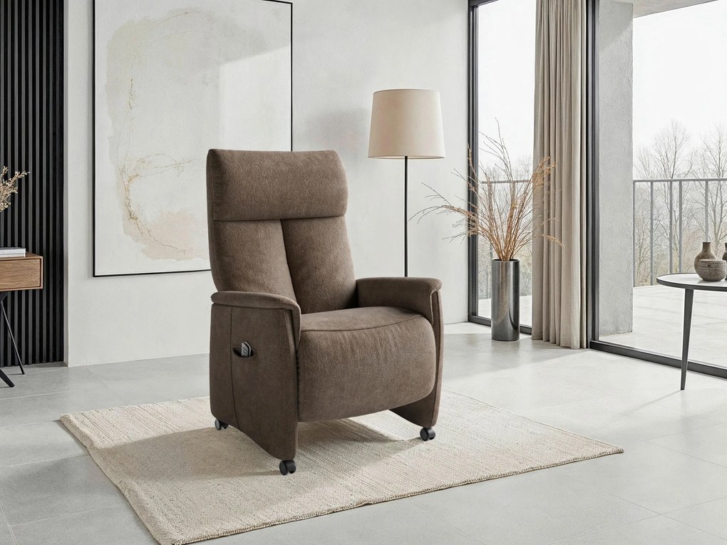 XXXLutz RELAXAČNÍ KŘESLO, textil, hnědá Sit & More - Online Only křesla & taburety - 00014403245R