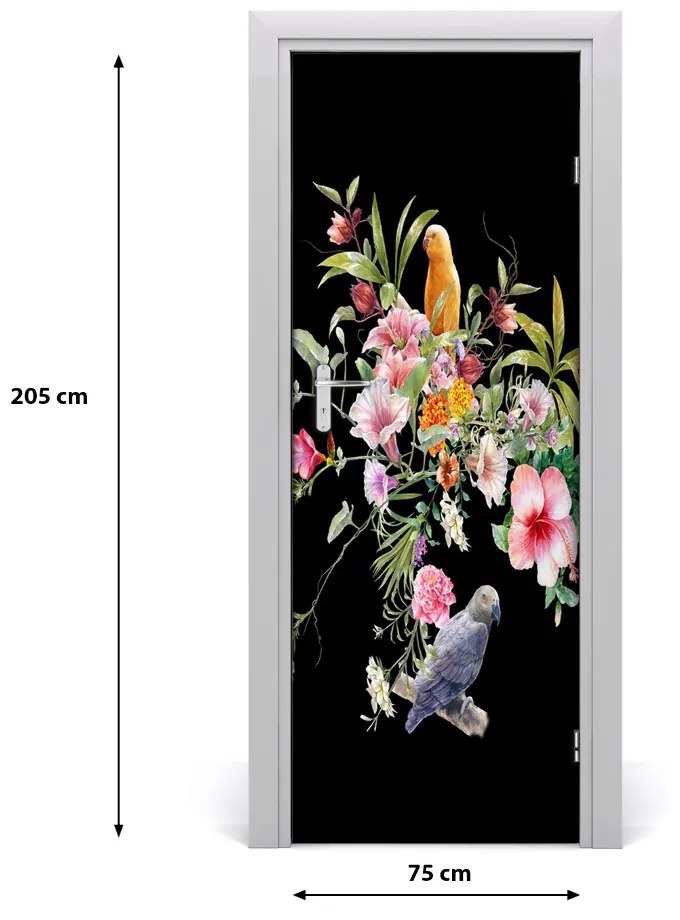 Fototapeta na dveře Havajský vzor 75x205 cm