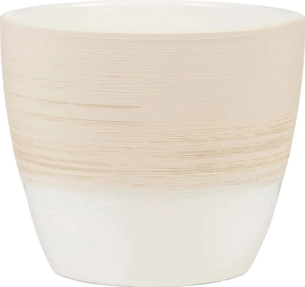 Scheurich Obal na květináč 950 Vanilla Cream, pr. 14 cm
