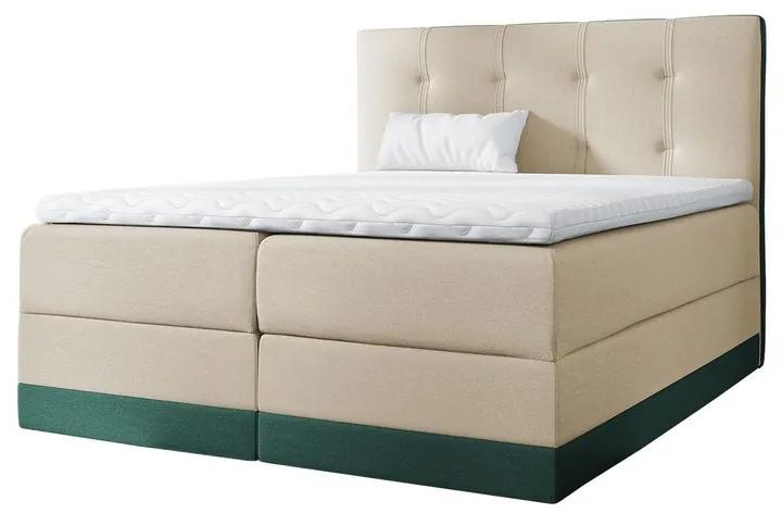 Kontinentální postel Orlando, Rozměr postele: 120x200, Barva:: Kameleon 04 + Kameleon 15