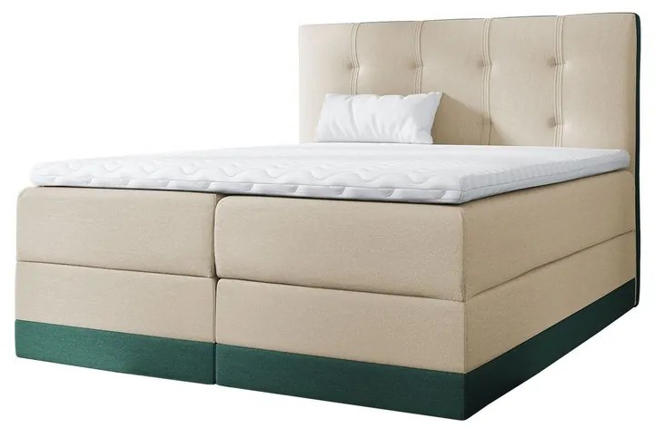 Kontinentální postel Orlando, Rozměr postele: 180x200, Barva:: Kameleon 04 + Kameleon 15