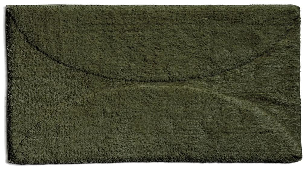 Luxusní předložka AUTUMN DELIGHTS 60 x 100 cm, olivová