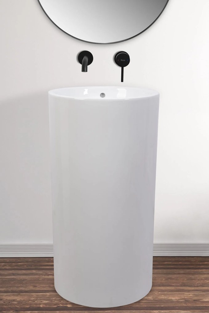 Rea Estera volně stojící umyvadlo, 82 x 46 cm, bílá, REA-U0756