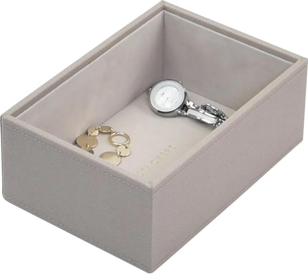 Krabička na šperky Stackers open mini taupe