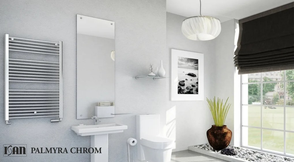 Isan Palmyra Chrom 1535 x 600 mm koupelnový radiátor chrom Koupelny Bernold