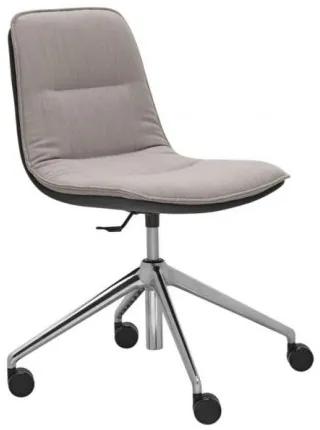 RIM Designová židle EDGE 4201.04, EDGE 4202.04 bez područek Barva podnože chromová podnož GALERIE - Čalounění Rim LÁTKY 2 / ERA