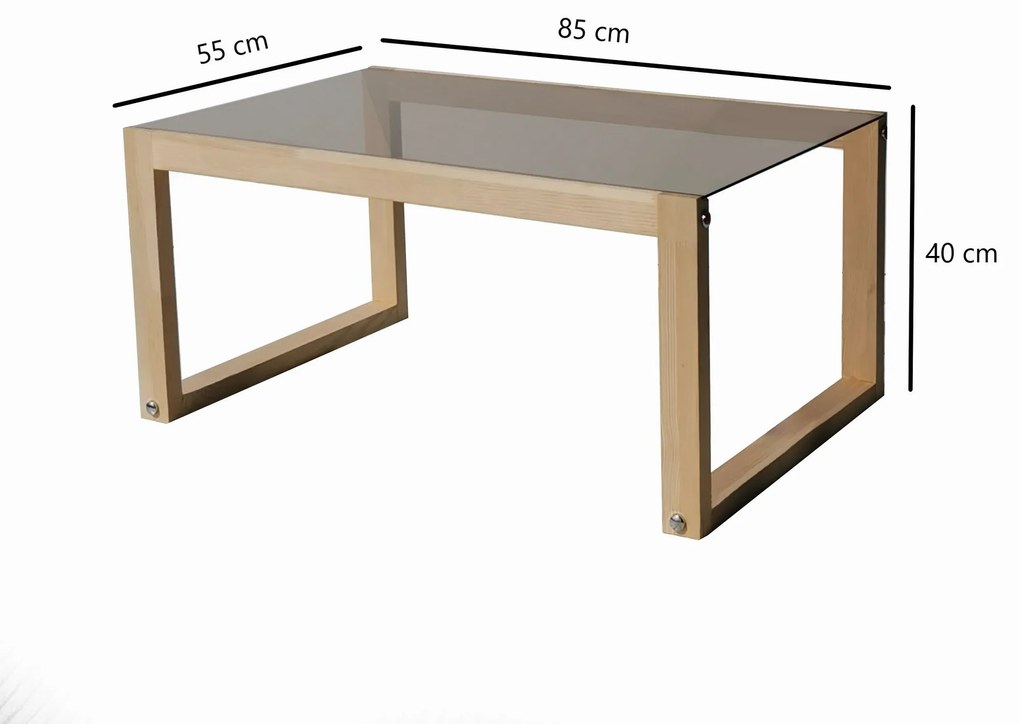 ASIR Konferenční stolek VIA přírodní