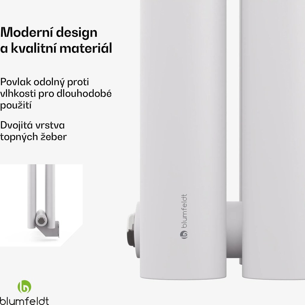 Blumfeldt Tallheo radiátor 60x30 360W