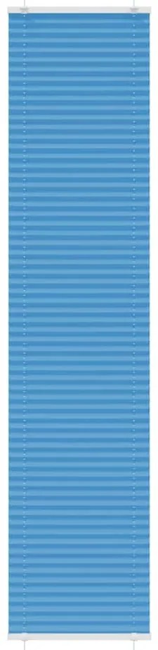 Plisovaná roleta modrá 50x200 cm Šířka látky 49,4 cm Polyester