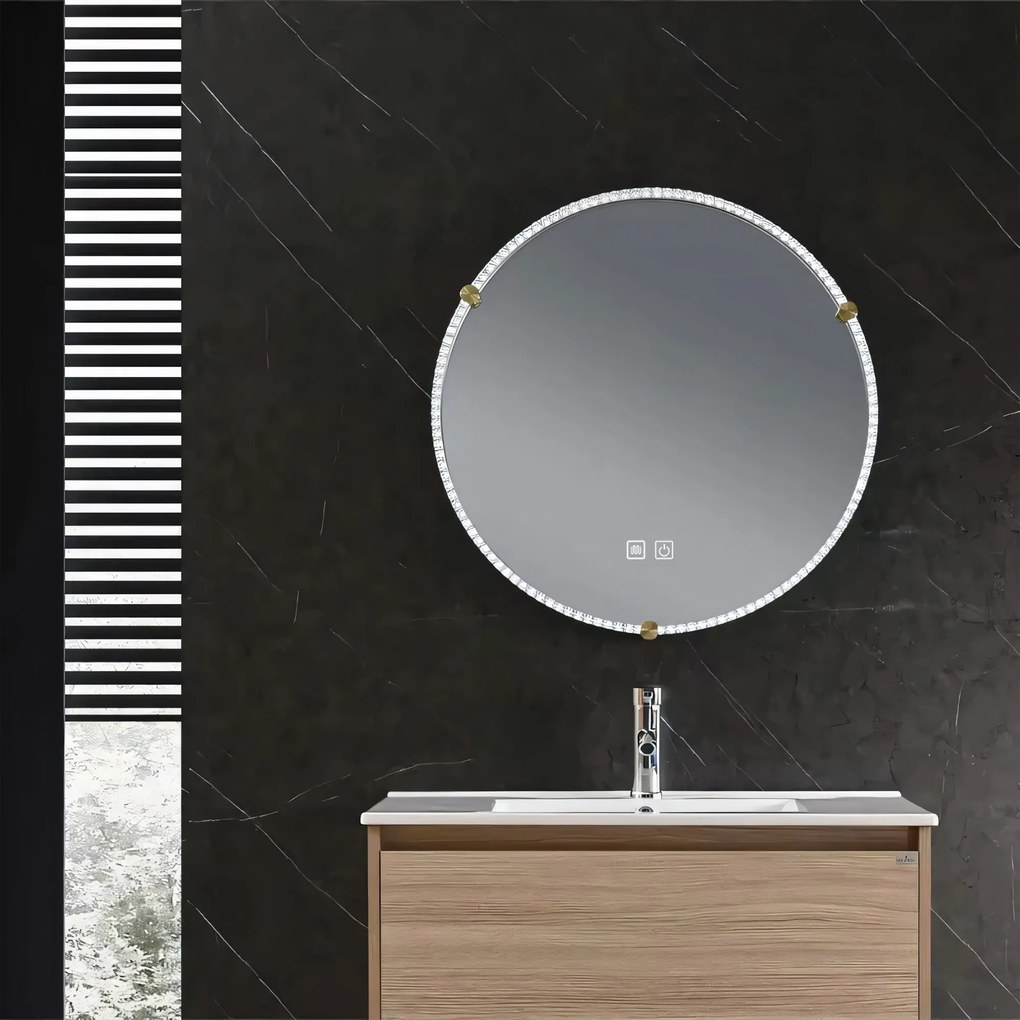 Tutumi Tutumi, LED zrcadlo 60cm, model 106, přední osvětlení, HOM-02699
