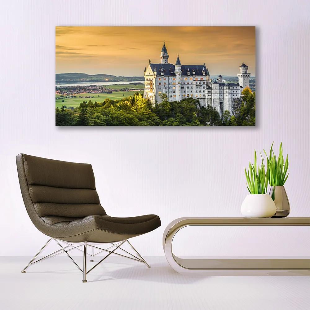 akrylový obraz Palác Hory Krajina 120x60 cm