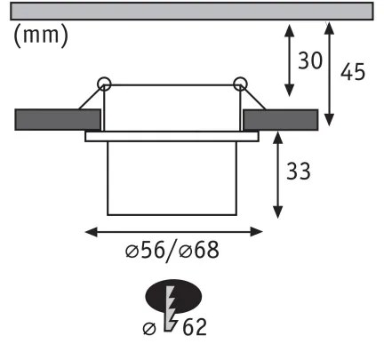Paulmann 93383 - SADA 3xLED/6W IP44 Stmívatelné koupelnové svítidlo GIL 230V