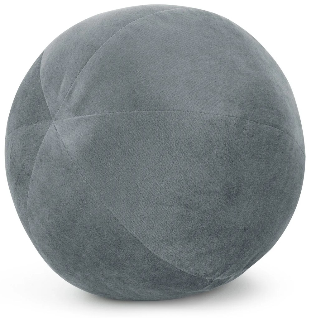 DEKORAČNÍ POLŠTÁŘ GAJA4 (FI) 24 CM STŘÍBRNÁ