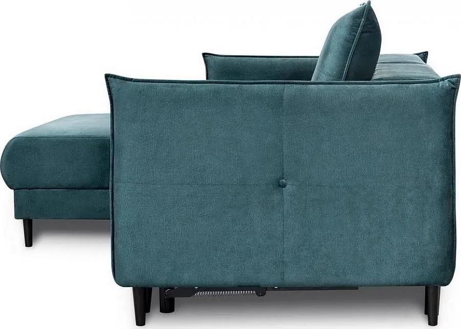 Casarredo - Komfort nábytek Rohová sedací souprava LASTRONI rozkládací s úložným prostorem, levá, látky A1 | potah: gemma 39,barva: N9 wenge