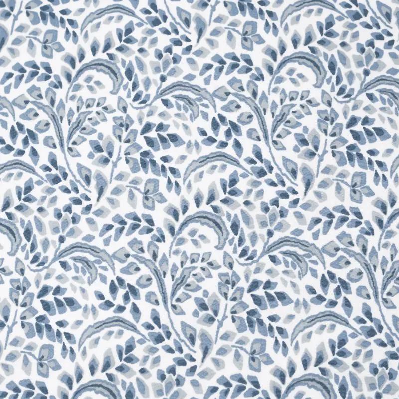 SCANquilt povlečení ART JERSEY mozaika modrobílá 140 x 200/70 x 90 cm