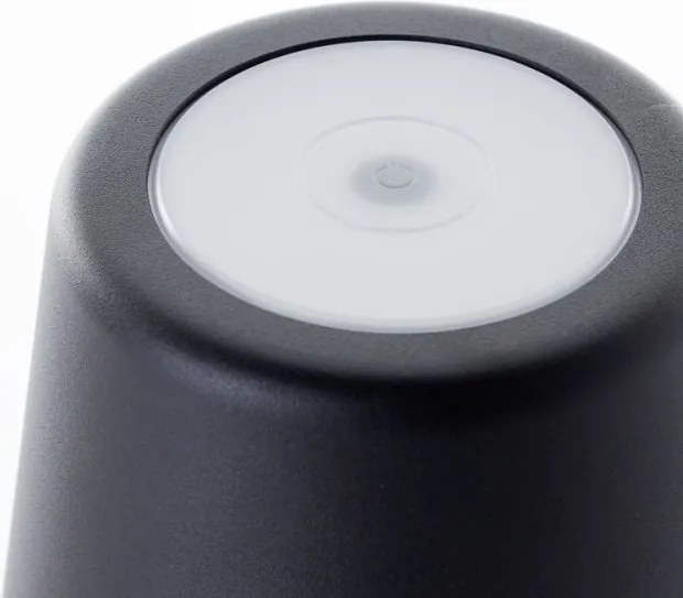 Brilliant G90939/76 Venkovní AKU stolní lampa KAAMI černá USB-C