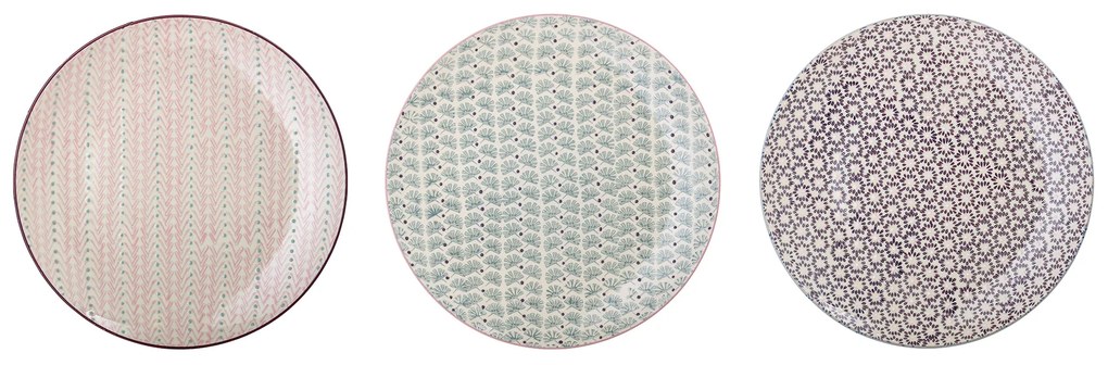 BLOOMINGVILLE Set 3 talířů MAYA 28 cm 82040549