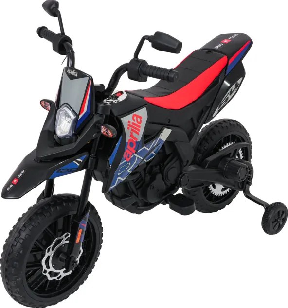 Elektrická motorka Aprilia RX modrá