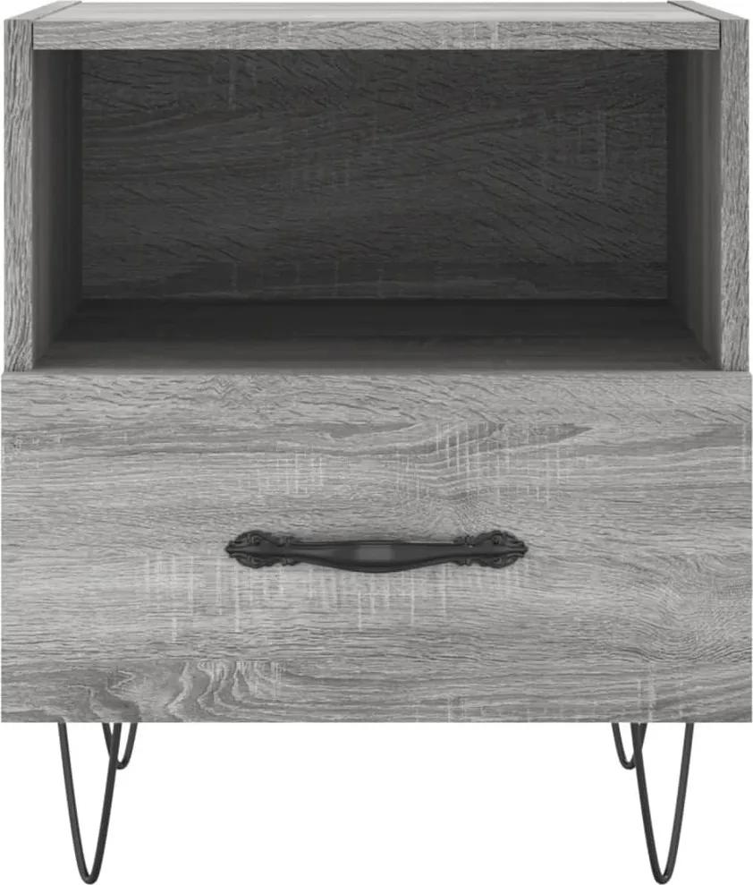 vidaXL Noční stolky 2 ks 40 x 35 x 47,5 cm kompozitní dřevo [827433] Barva: Bílá