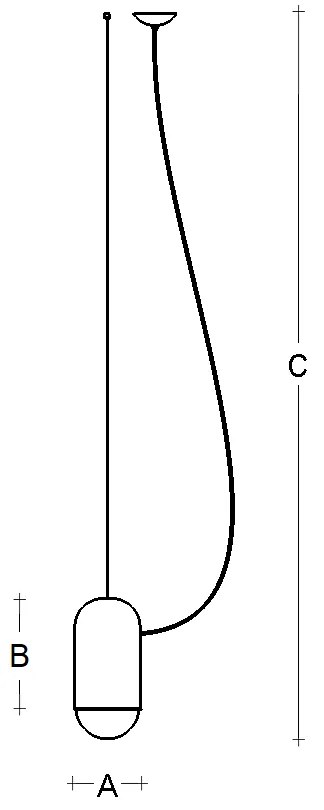 Lucis Závěsné svítidlo Capsule E27, 60W ø 22 cm Barva: Oranžová