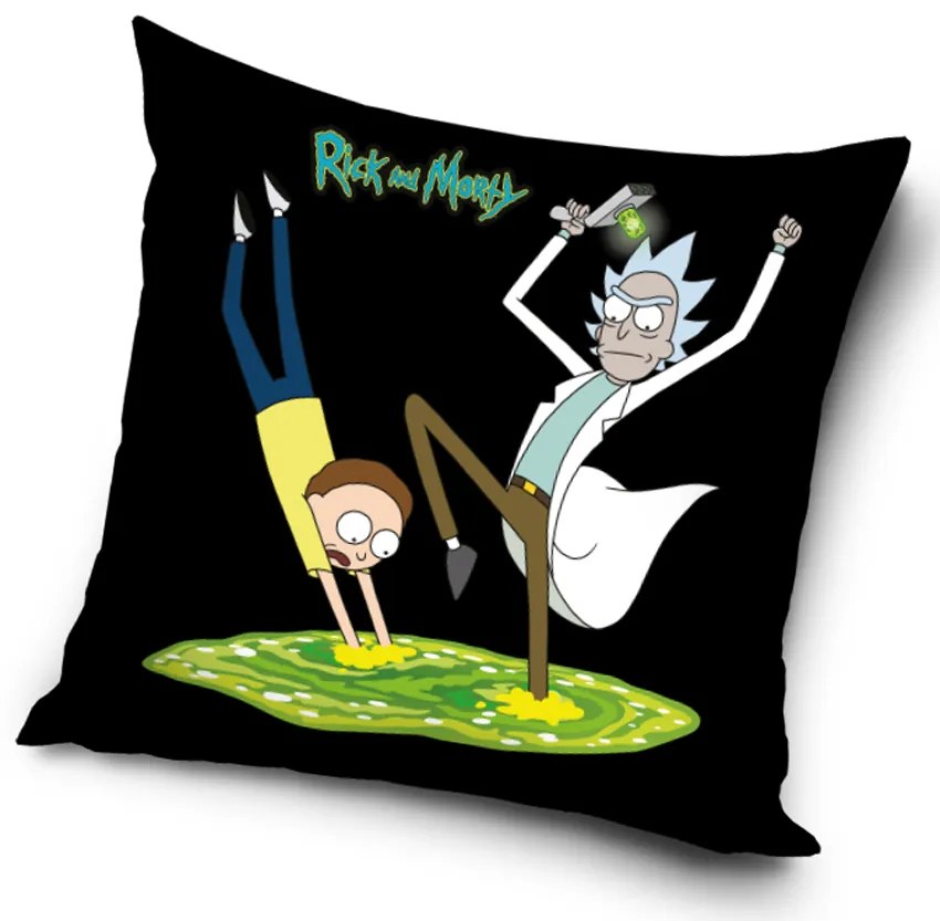 Polštářek Rick and Morty Brána do třetí dimenze