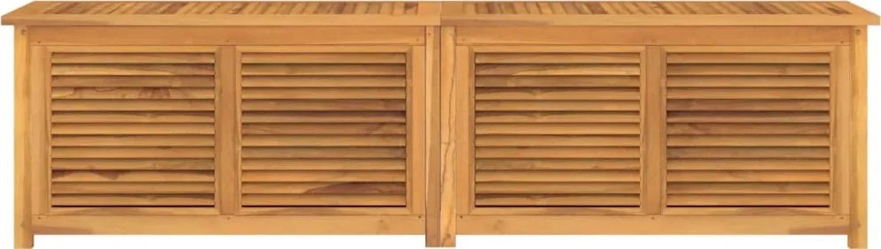 vidaXL Zahradní úložný box s vložkou 200 x 50 x 53 cm masivní teak [363274]