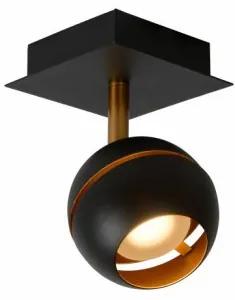 LUCIDE BINARI Spot LED 5W L10 W14.5 H13cm Black, bodové svítidlo, bodovka