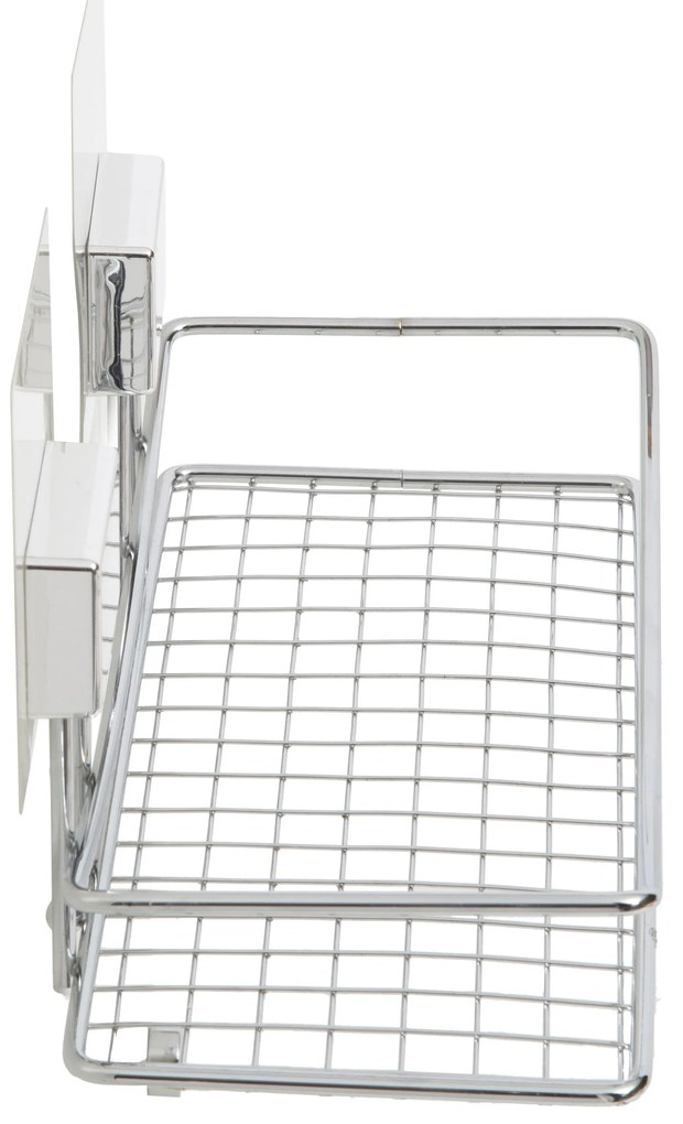 Samolepicí koupelnová police Compactor Bestlock Magic systém bez vrtání, chrom