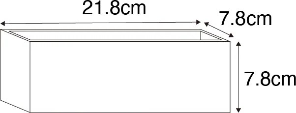 Chytrá nástěnná lampa bílá vč. Wi-Fi G9 - Tjada Novo