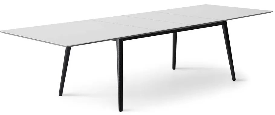 Rozkládací jídelní stůl s bílou deskou a přídavnou deskou 90x165 cm Meza – Hammel Furniture