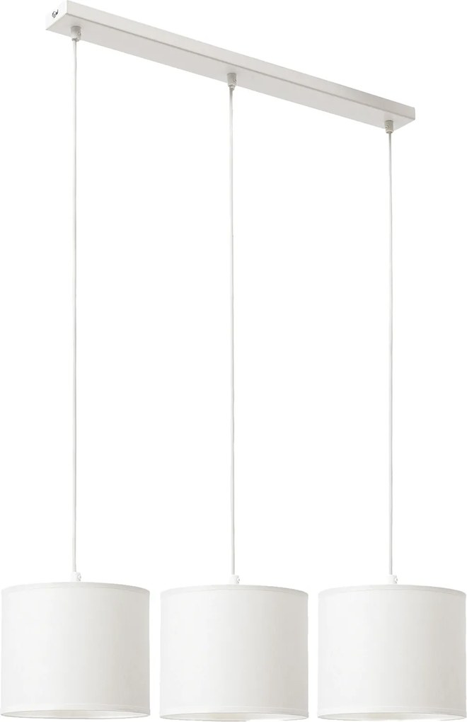 Vespillo, 18x75x105cm závěsná lineární 3 bílý