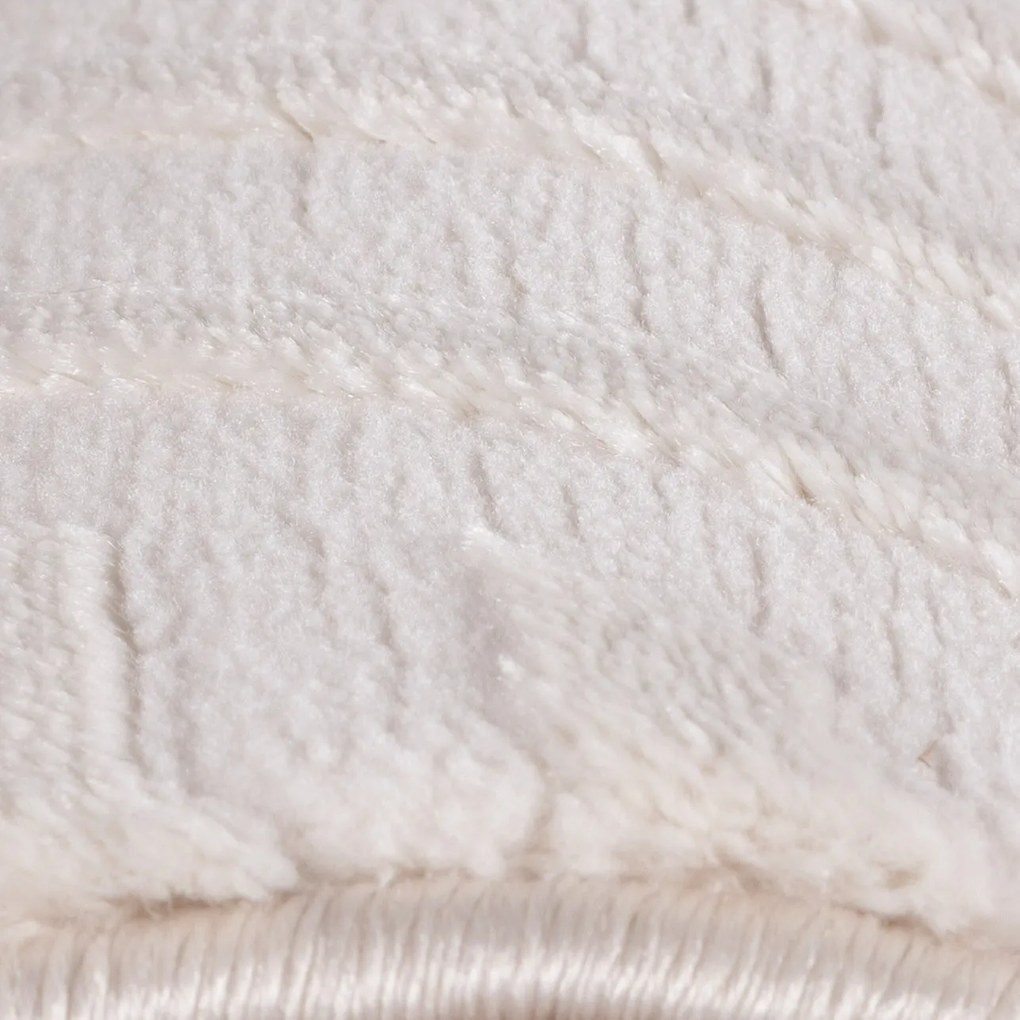 Ayyildiz, Kusový koberec Sahara 1115 Cream, 240x340, bílá, obývací pokoj