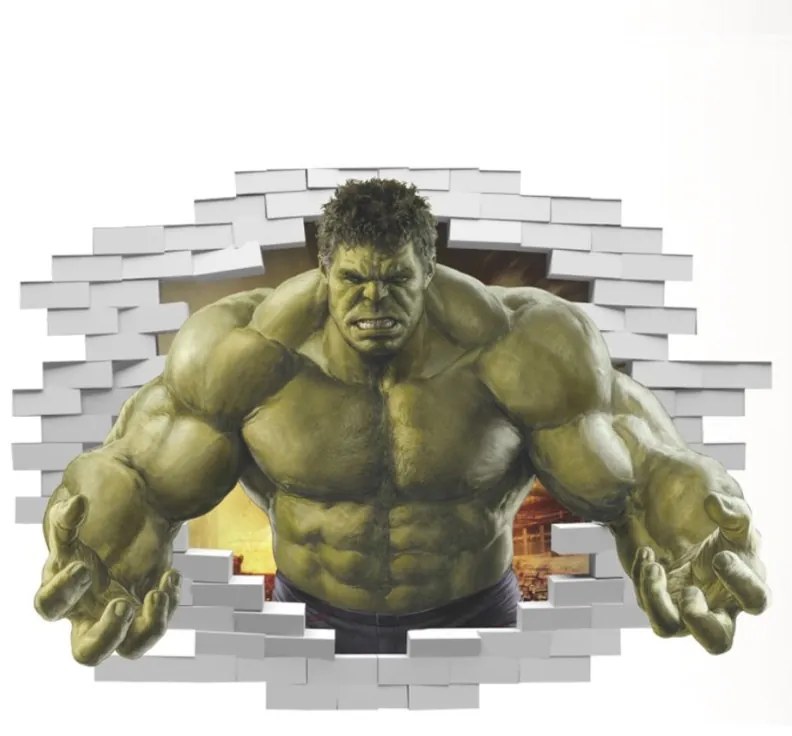 Samolepka na zeď HULK | Marvel 50x70 cm