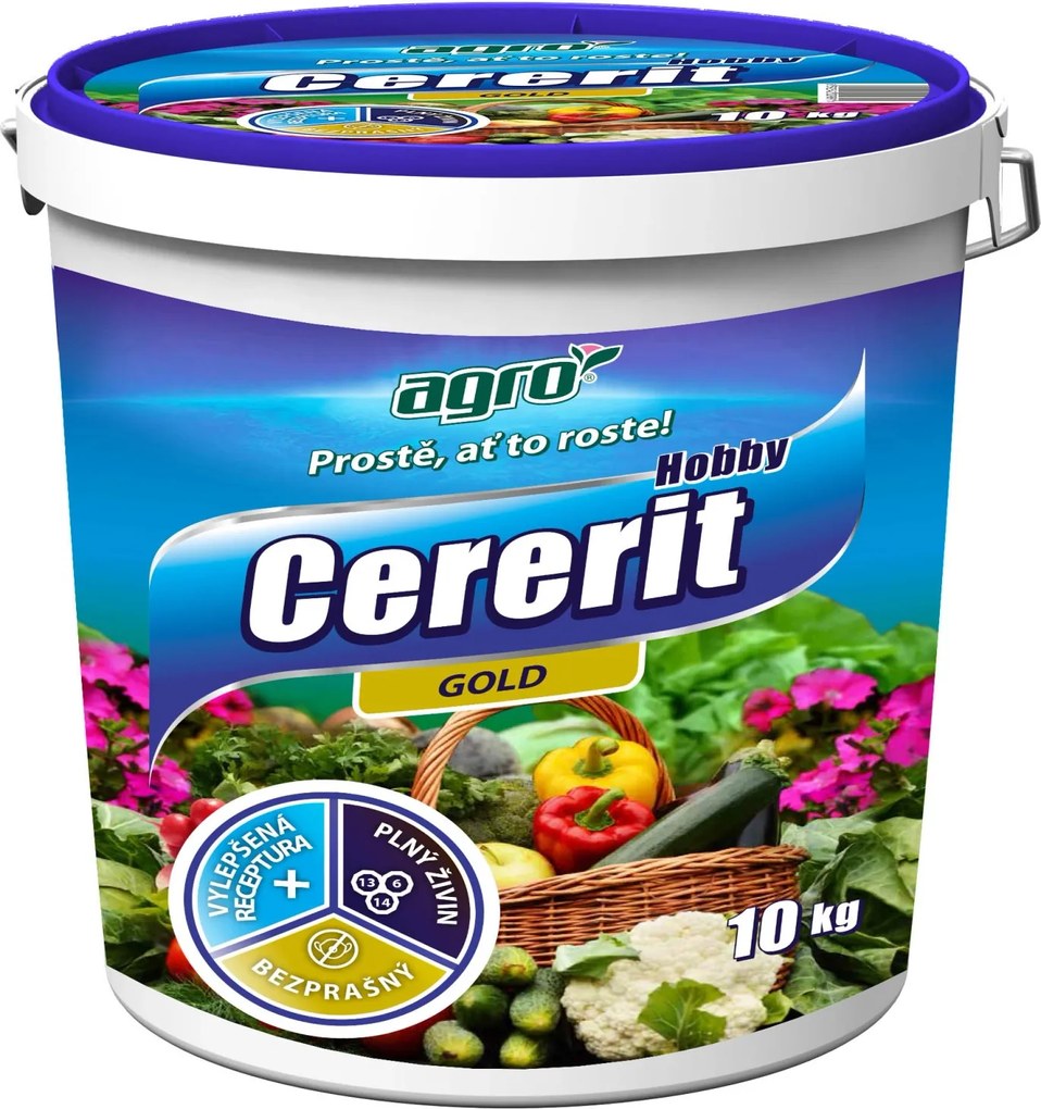 AGRO Hnojivo Cererit Hobby GOLD kbelík 10 kg
