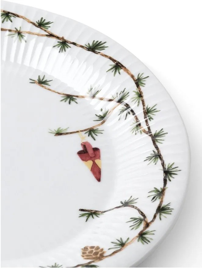 Porcelánový tác s vánočním motivem 27x34 cm Hammershøi Christmas – Kähler Design