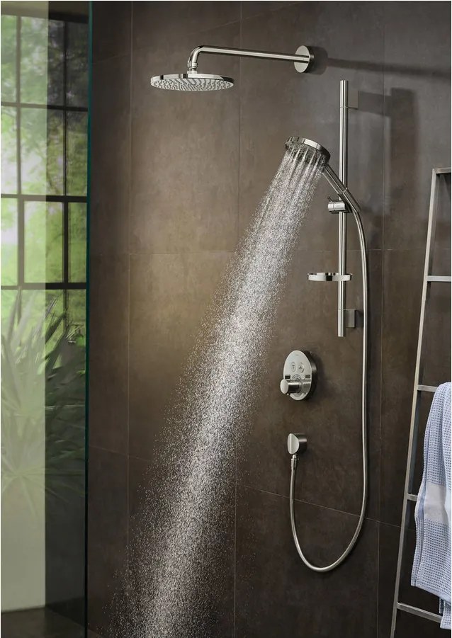 Hansgrohe Raindance Select S, sprchová sada 120 3jet PowderRain se sprchovou tyčí 65 cm, chromová, HAN-27654000