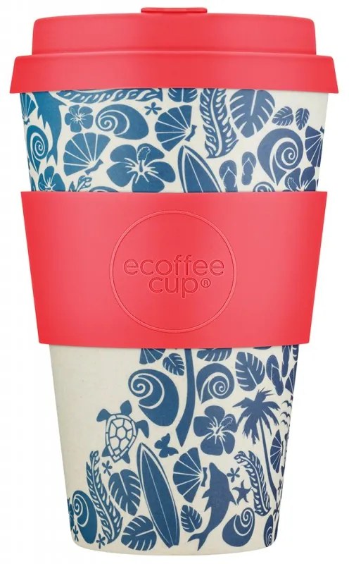 Cestovní bambusový hrnek na kávu Ecoffee cup Waimea Bay 400ml