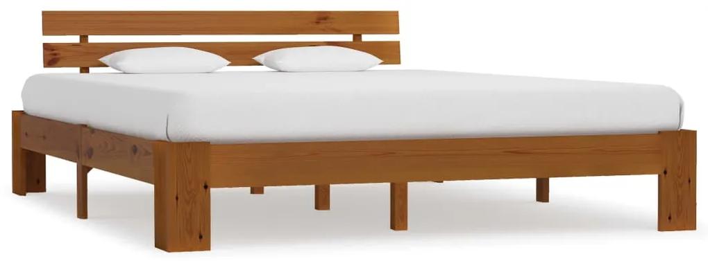 283183 vidaXL Rám postele medově hnědý masivní borovice 180 x 200 cm