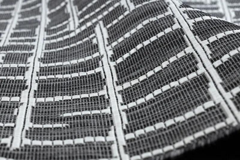Dywany Łuszczów Kusový koberec Sion Sisal Trellis 22144 black/ecru ROZMĚR: 160x220