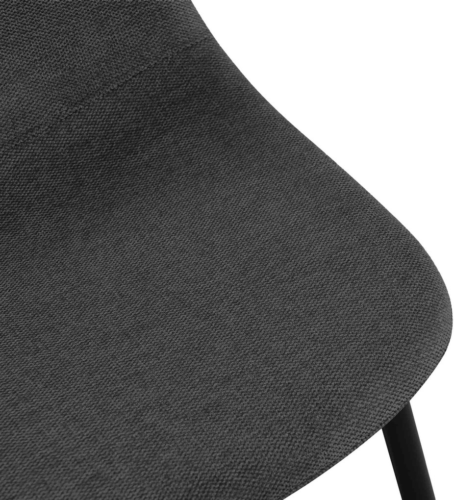 Sada 4 jídelních židlí Napier látka – černá